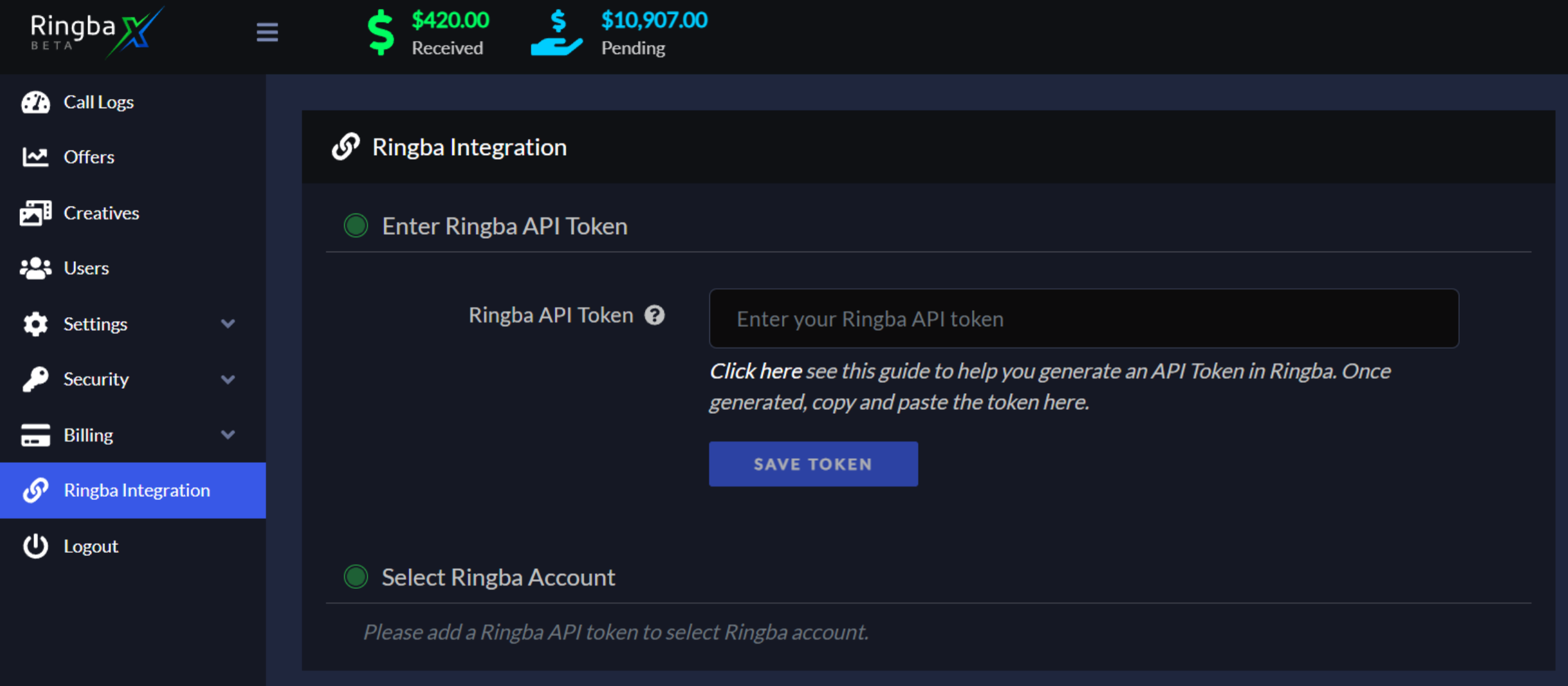 How to Create a Ring Tree Target as a Seller – Ringba X